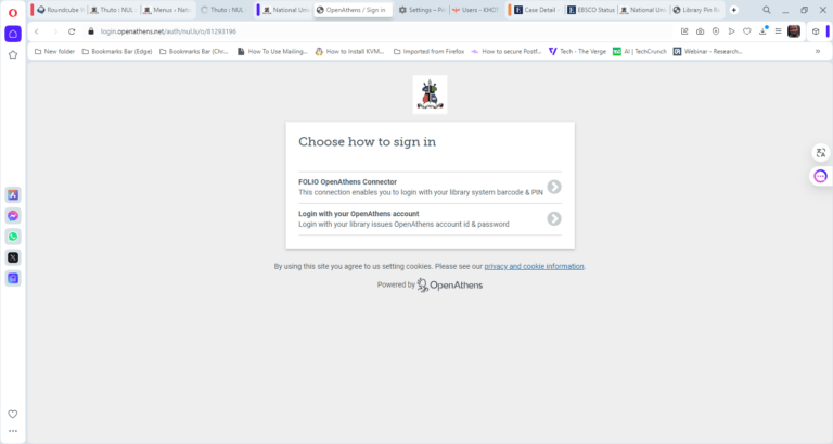 Access to NUL Resources – National University of Lesotho