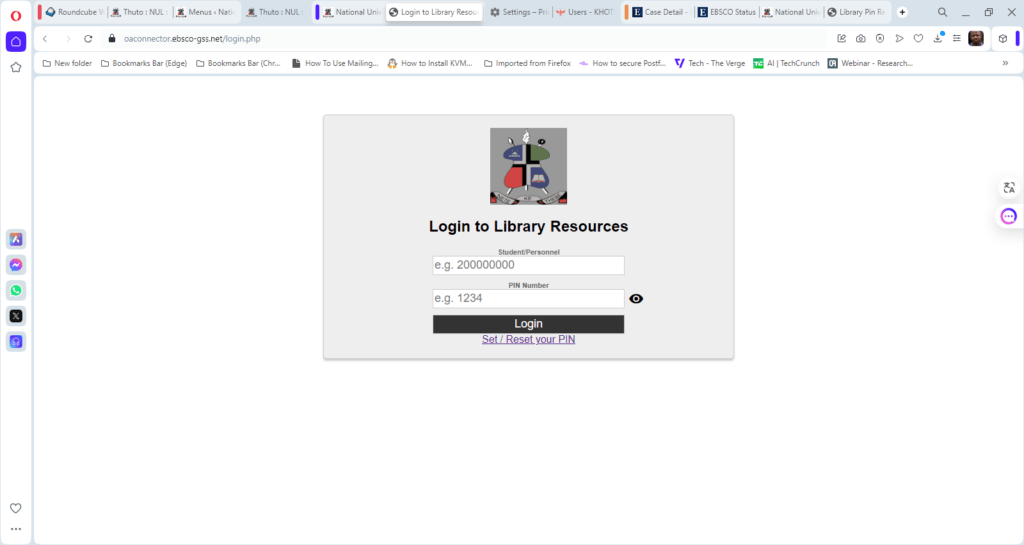 Access to NUL Resources – National University of Lesotho