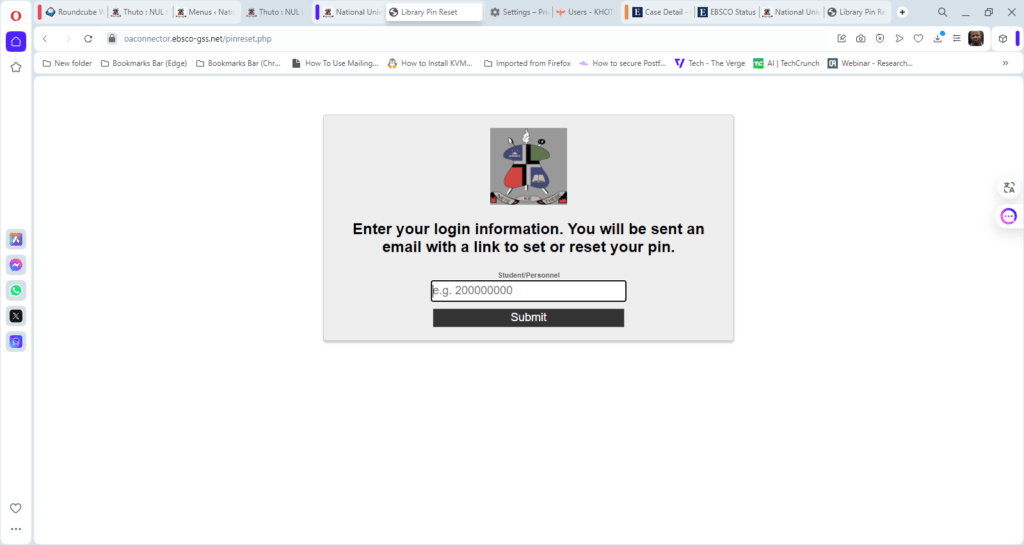 Access to NUL Resources – National University of Lesotho